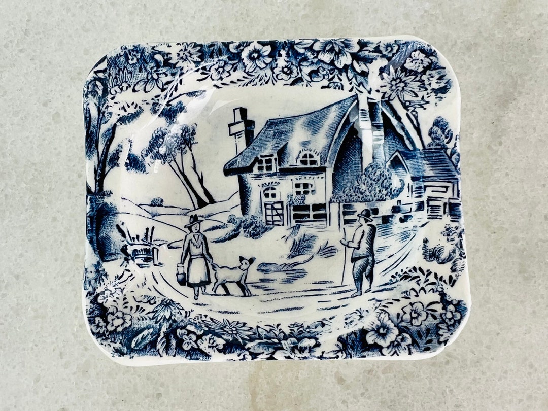 Vintage Royal Alma Ashtray, Small, 1950s Rustic England Pattern ...