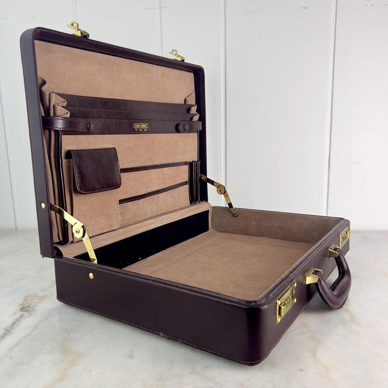 Vintage Briefcase - Etsy