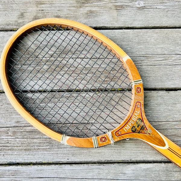 Wooden Tennis Racket - Etsy