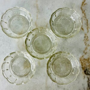 Antique Mckee Glass Nappy Dish Set of 5, Fine American Prescut Colonial ...