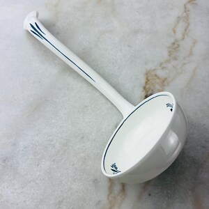 Vintage Adams Victoriana Ladle, English Ironstone, Blue Floral - Etsy