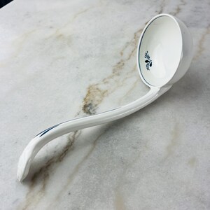 Vintage Adams Victoriana Ladle, English Ironstone, Blue Floral - Etsy