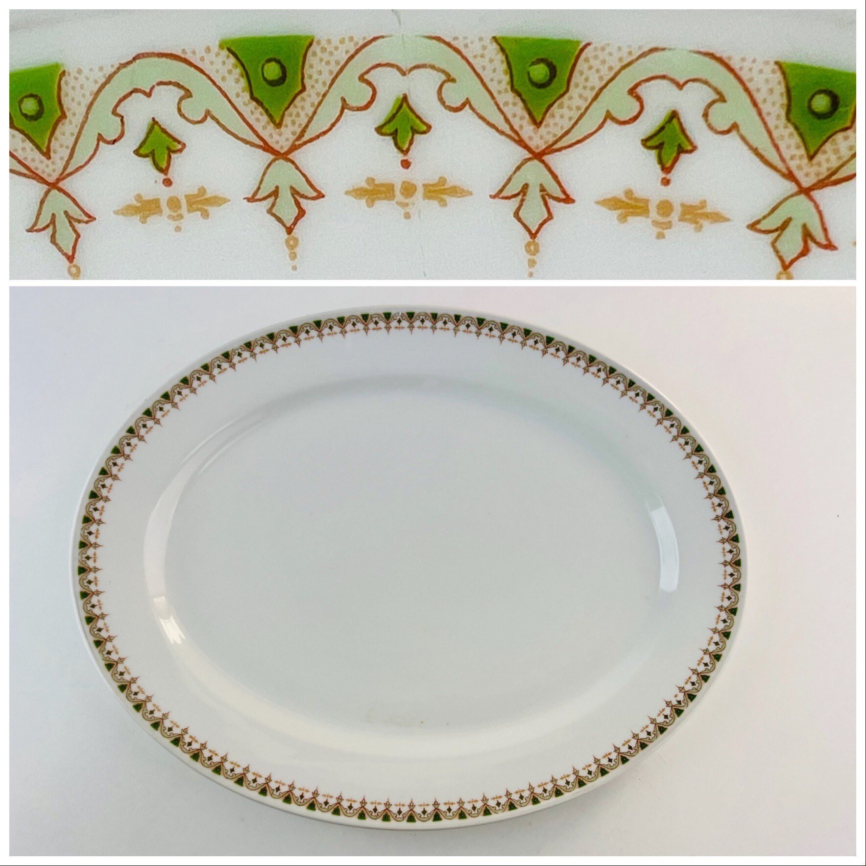 Large Limoges Elite Works Platter, Antique 1914-1920s French Platter ...