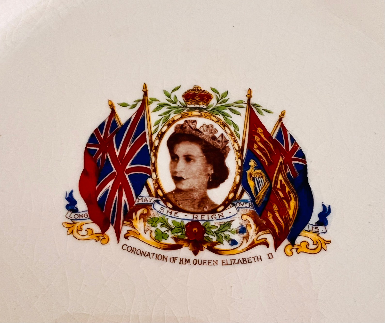 Vintage Alfred Meakin Queen Elizabeth II Decorative Plate, England ...