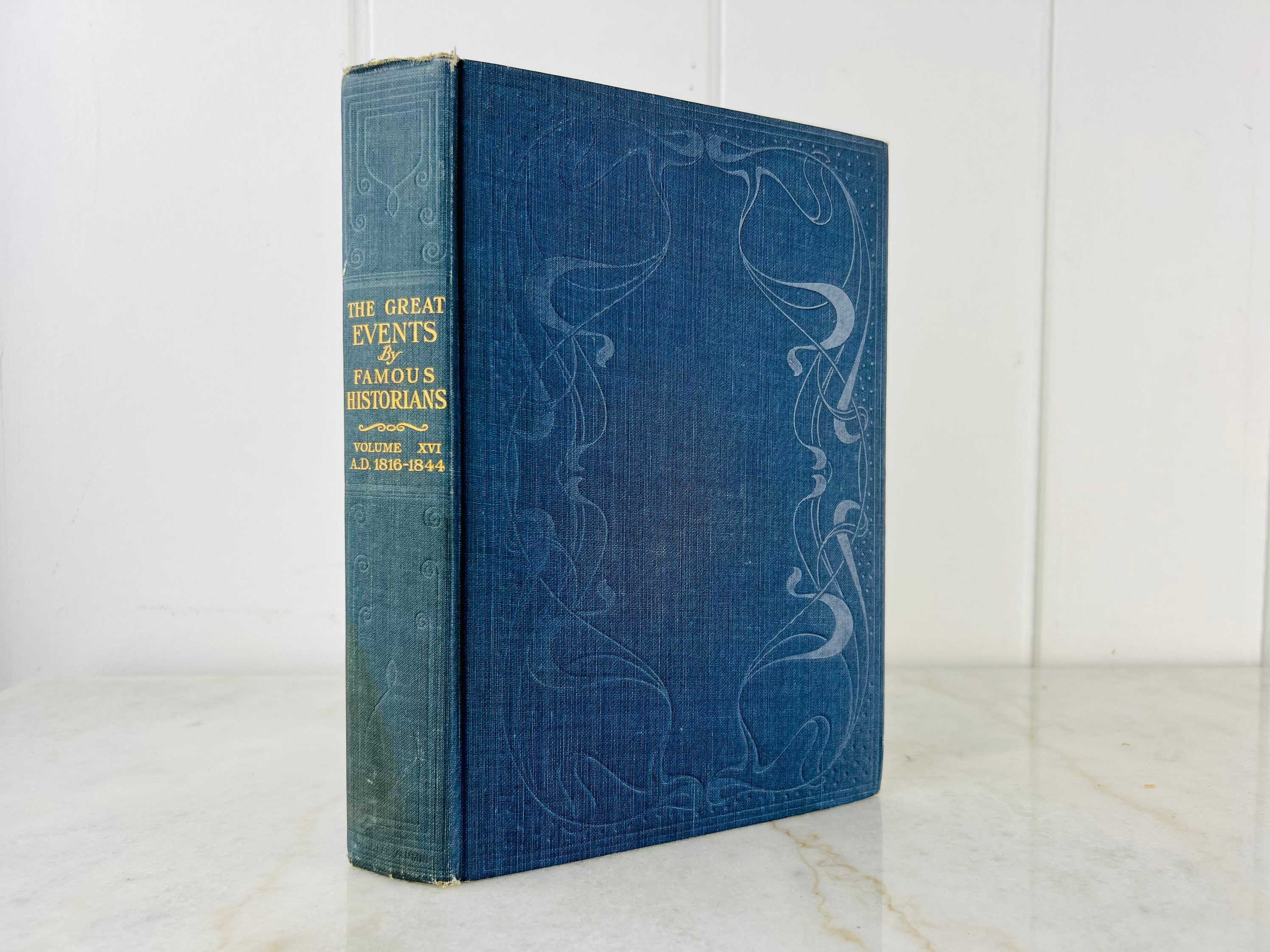 Art Nouveau Cloth Bound Book: 1905 Great Events by Famous Historians - Etsy