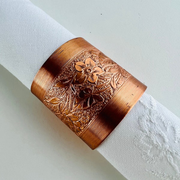 Copper Napkin Ring - Etsy