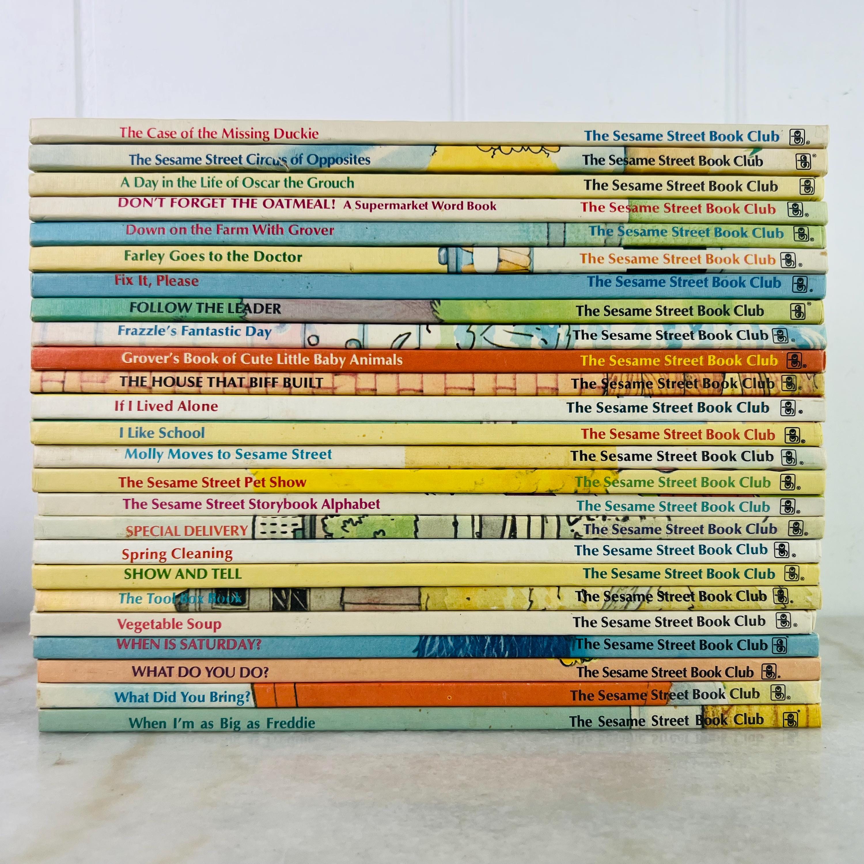 Build a Library: Vintage 1980s the Sesame Street Book Club 25 Volumes ...