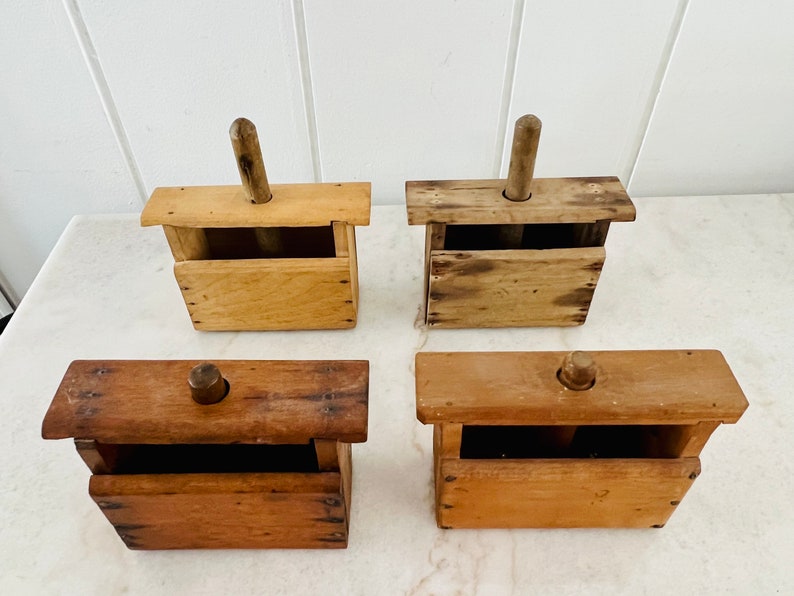 Antique Canadian Wood Butter Press Mold Mould Treen Treenware - Etsy