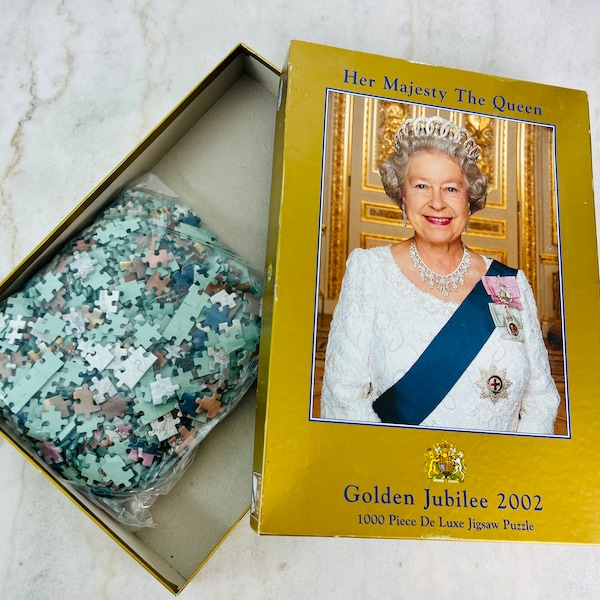 Queen Elizabeth Puzzle - Etsy
