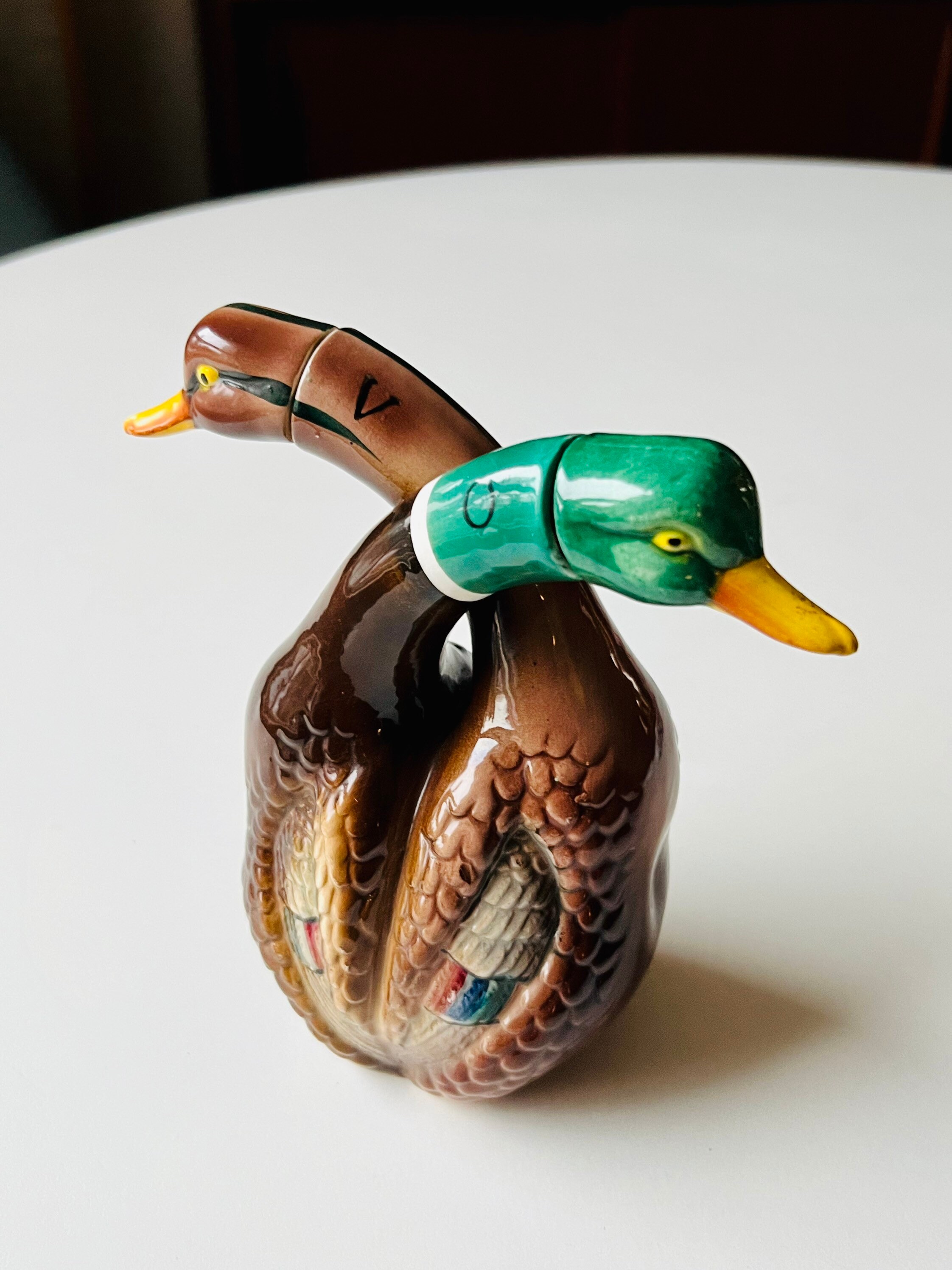 Vintage MCM Kitschy large duck figurine ceramic Cottagecore Farmhouse ...