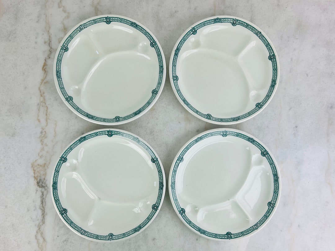 Antique Grindley Hotel Ware Divided Plate Set of Four - Etsy