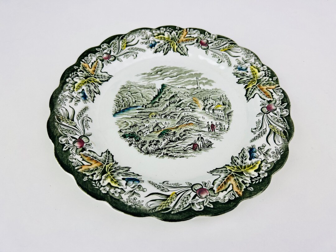 Vintage Ridgway Plate, Queenston Heritage Line, Bartletts Scenes ...