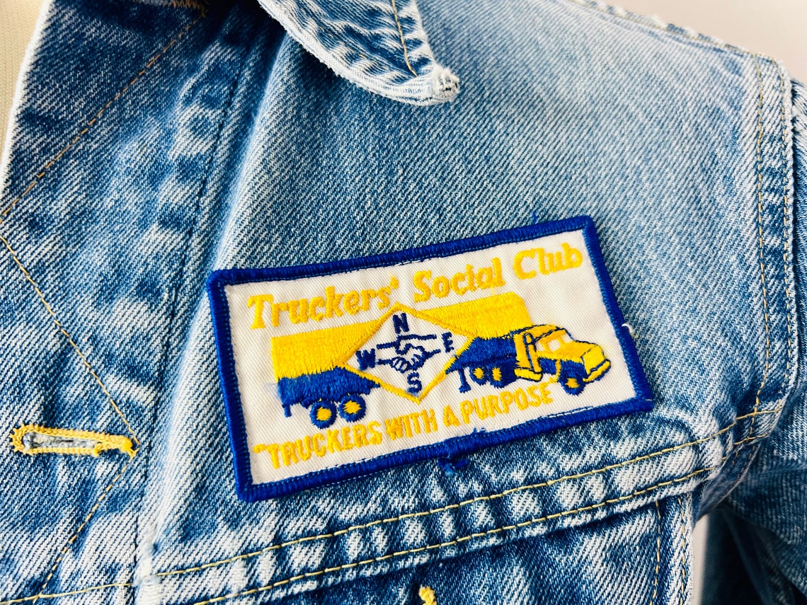 Vintage Lee Denim Jacket With Hand-picked Patches; Theme: Sunny Fresh ...