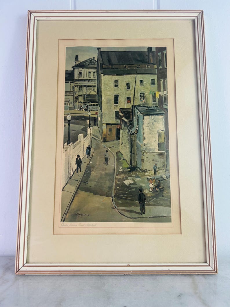 Antique 1959 Limited Edition Six-colour Offset Print of Painting by ...