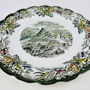 Vintage Ridgway Plate Queenston Heritage Line Bartletts - Etsy