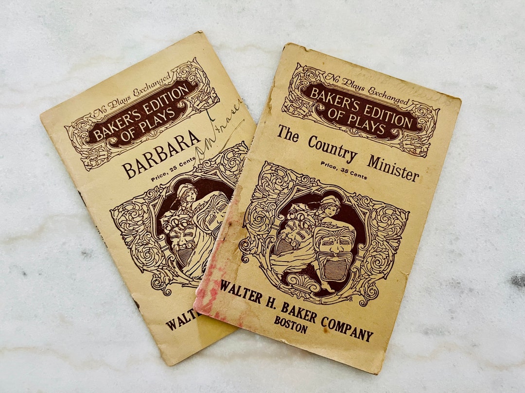 Antique Play Scripts- the Country Minister (1907) Arthur Lewis Tubbs ...