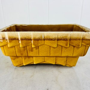 Cookson Pottery (USA) Ceramic Planter, Art Deco Vintage Plant Pot, Gold ...