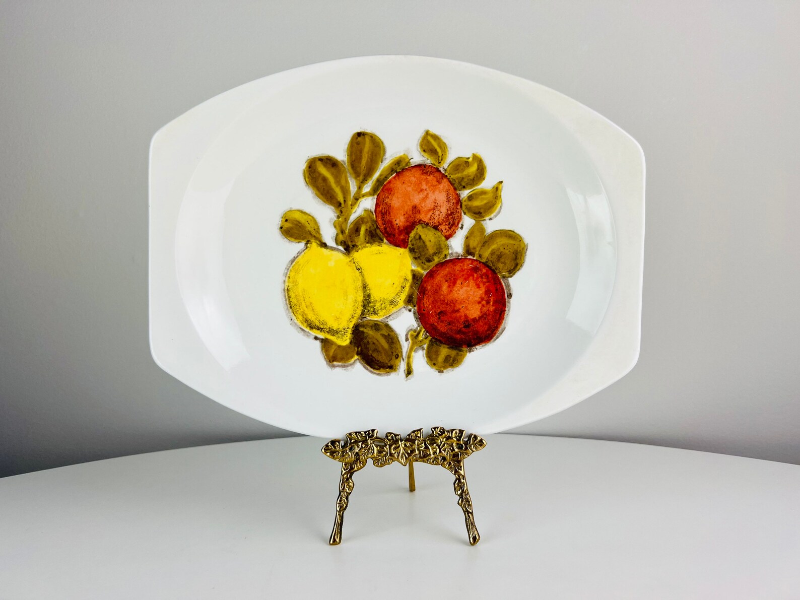 Vintage 1950s J&G Meakin Studio Line Platter With Handles - Etsy