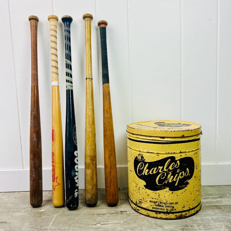 Vintage Baseball Bat - Etsy