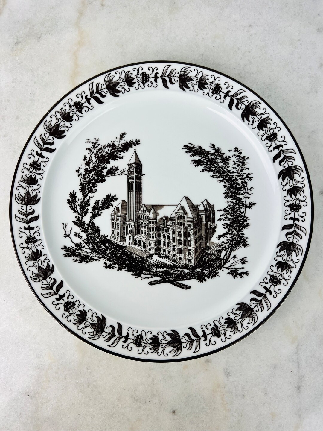 Vintage Rosenthal Art Plate, Old City Hall Toronto, 1973 Commemorative ...