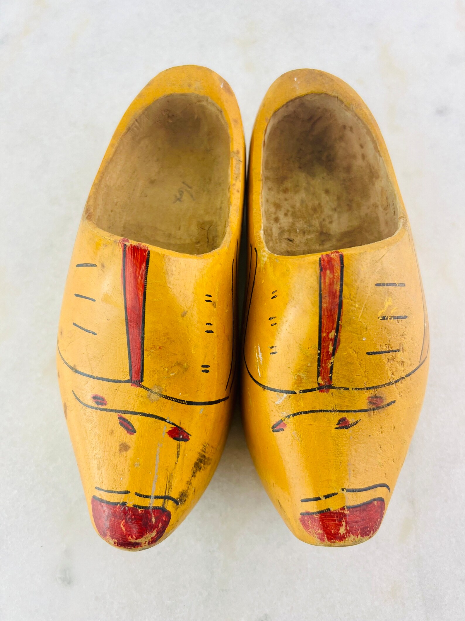 Antique Handmade Dutch Wooden Clogs, Authentic Wooden Shoes, Real Clogs ...