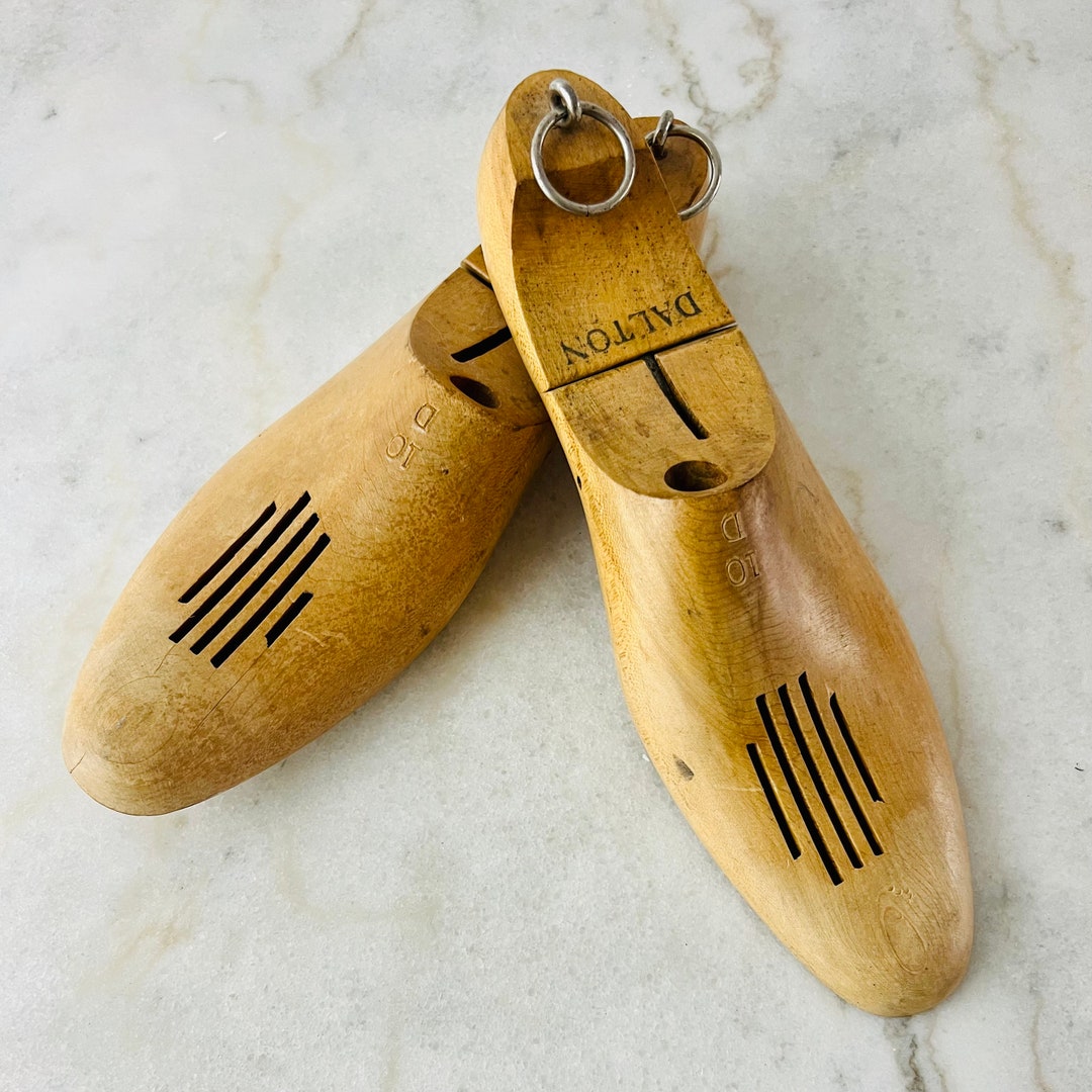 Vintage Dalton Wooden Shoe Inserts, Trees, Form Shaper Stretcher, Warm ...