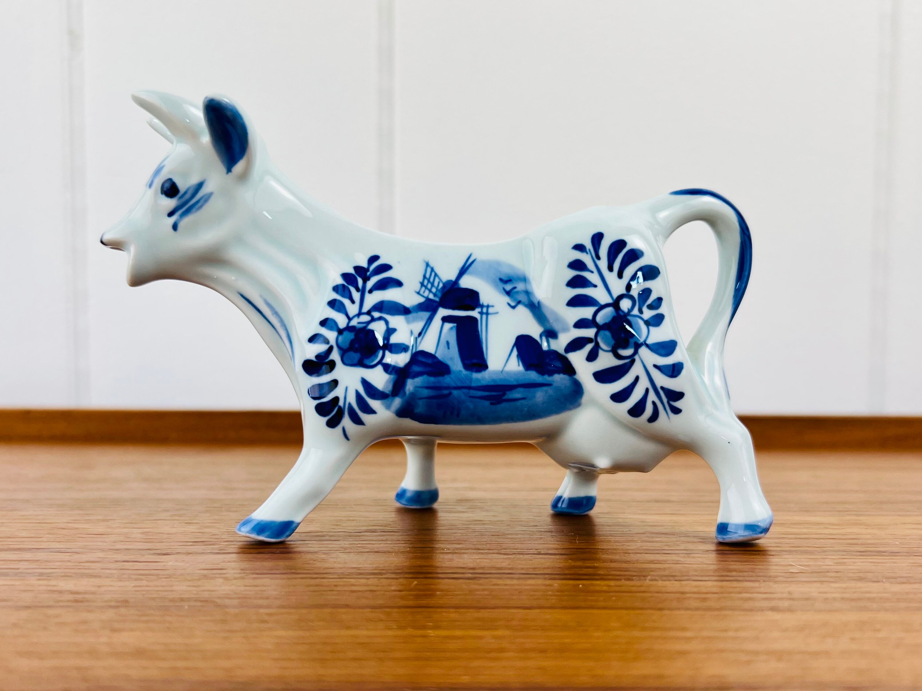 Cow Creamer Delft Windmill Bell