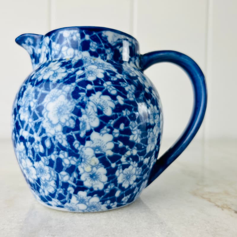 Flow Blue Pitcher - Etsy