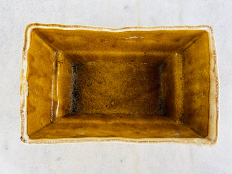 Cookson Pottery (USA) Ceramic Planter, Art Deco Vintage Plant Pot, Gold ...