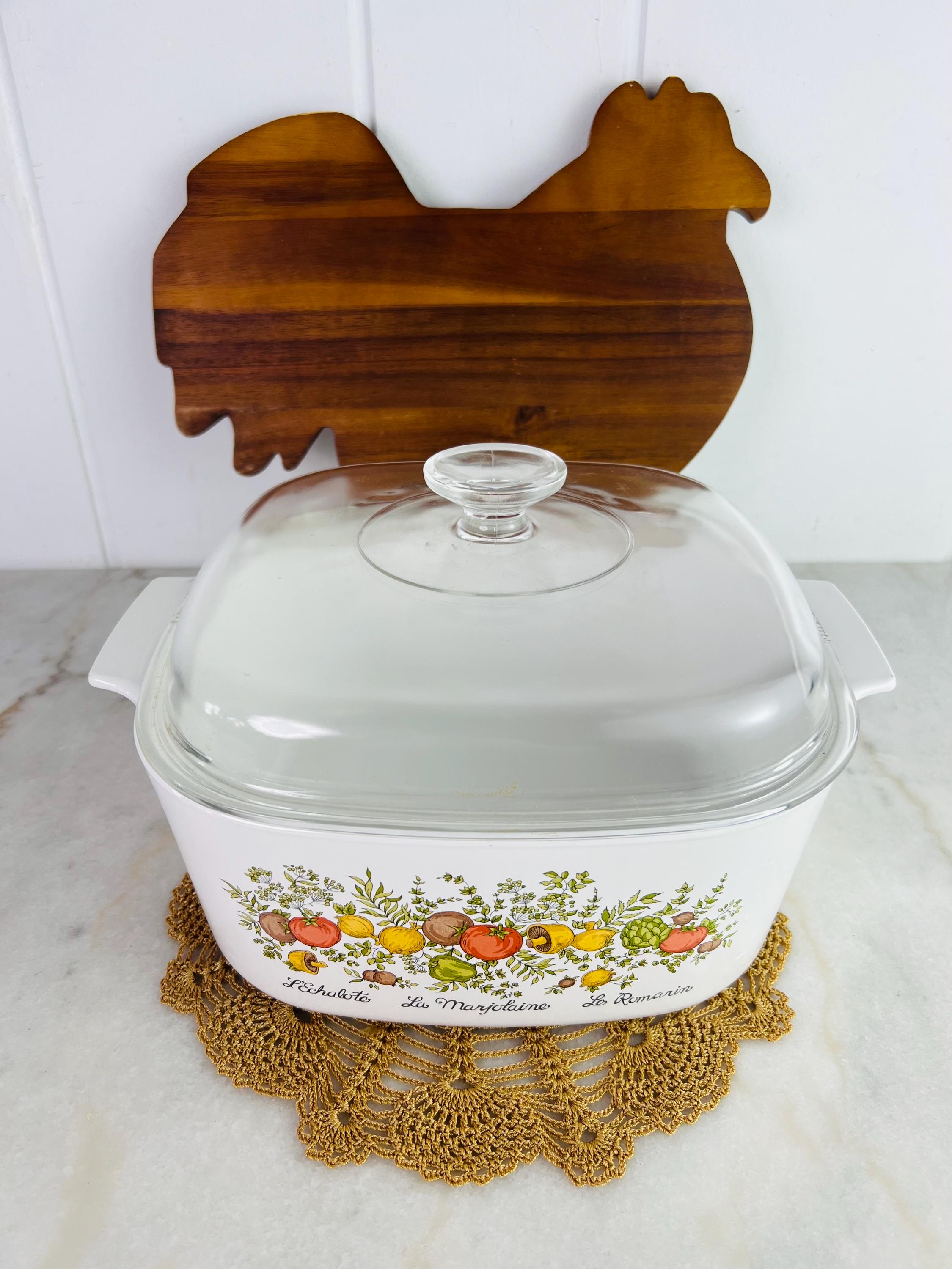 Vintage Corning Ware Spice O' Life Dutch Oven, Pyroceram L'echalote La ...