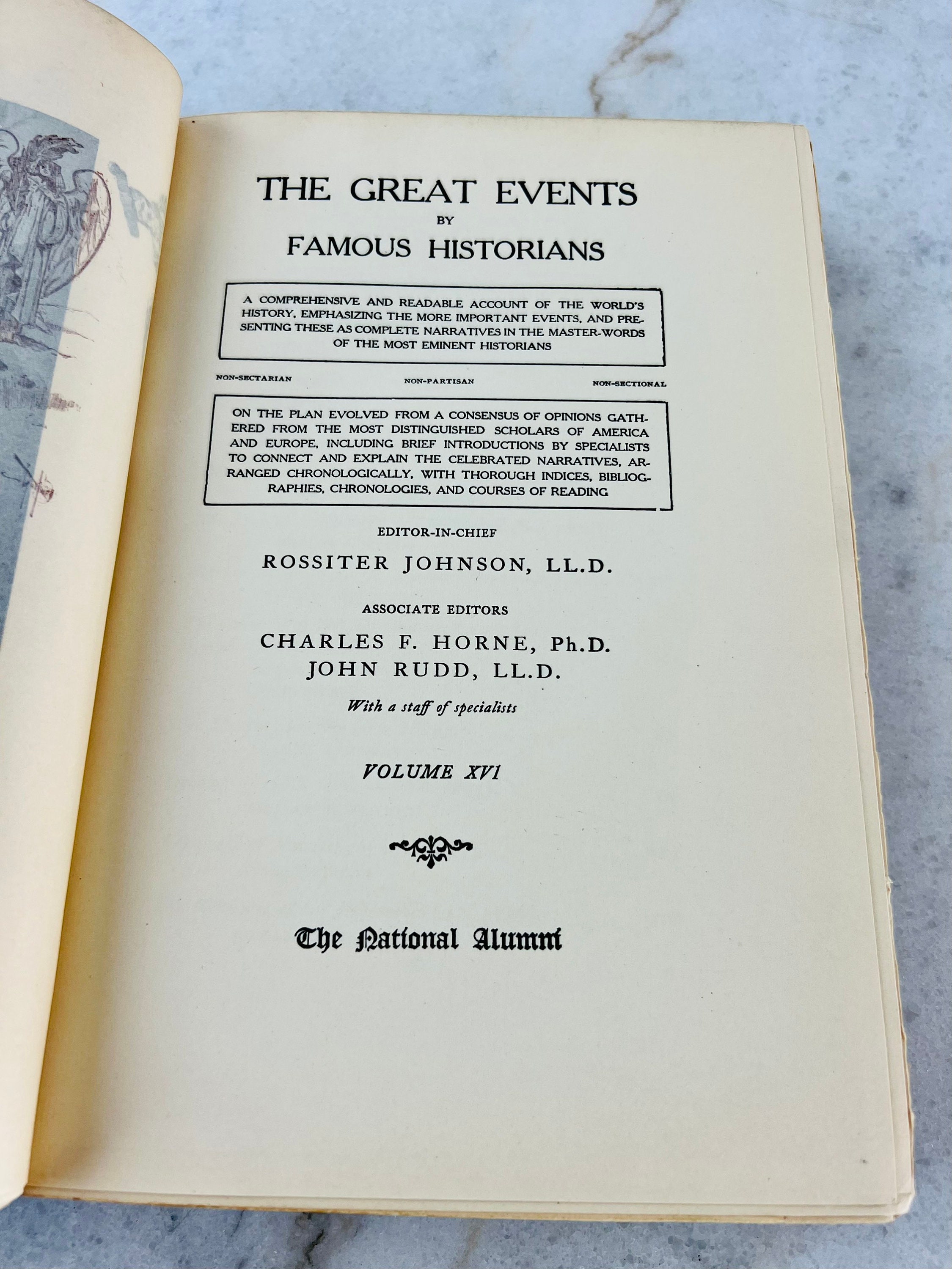 Art Nouveau Cloth Bound Book: 1905 Great Events by Famous Historians - Etsy