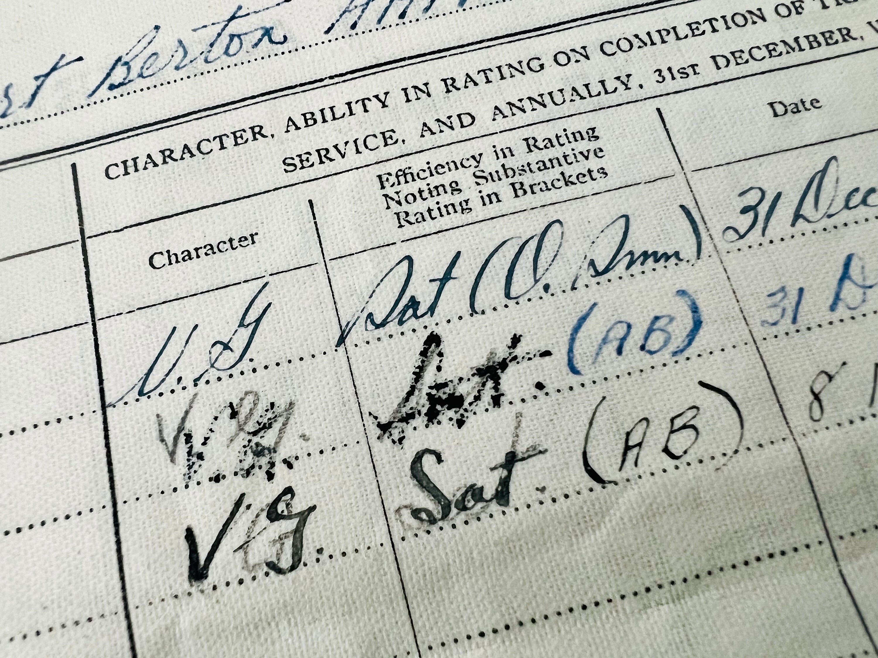 Antique WWII Certificate of Service, Royal Canadian Naval Volunteer ...