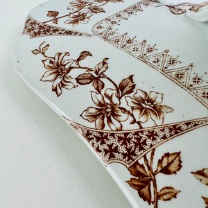 Antique 1889 Dale Hall Pottery Co Eiffel Covered Dish, Casserole Dish ...