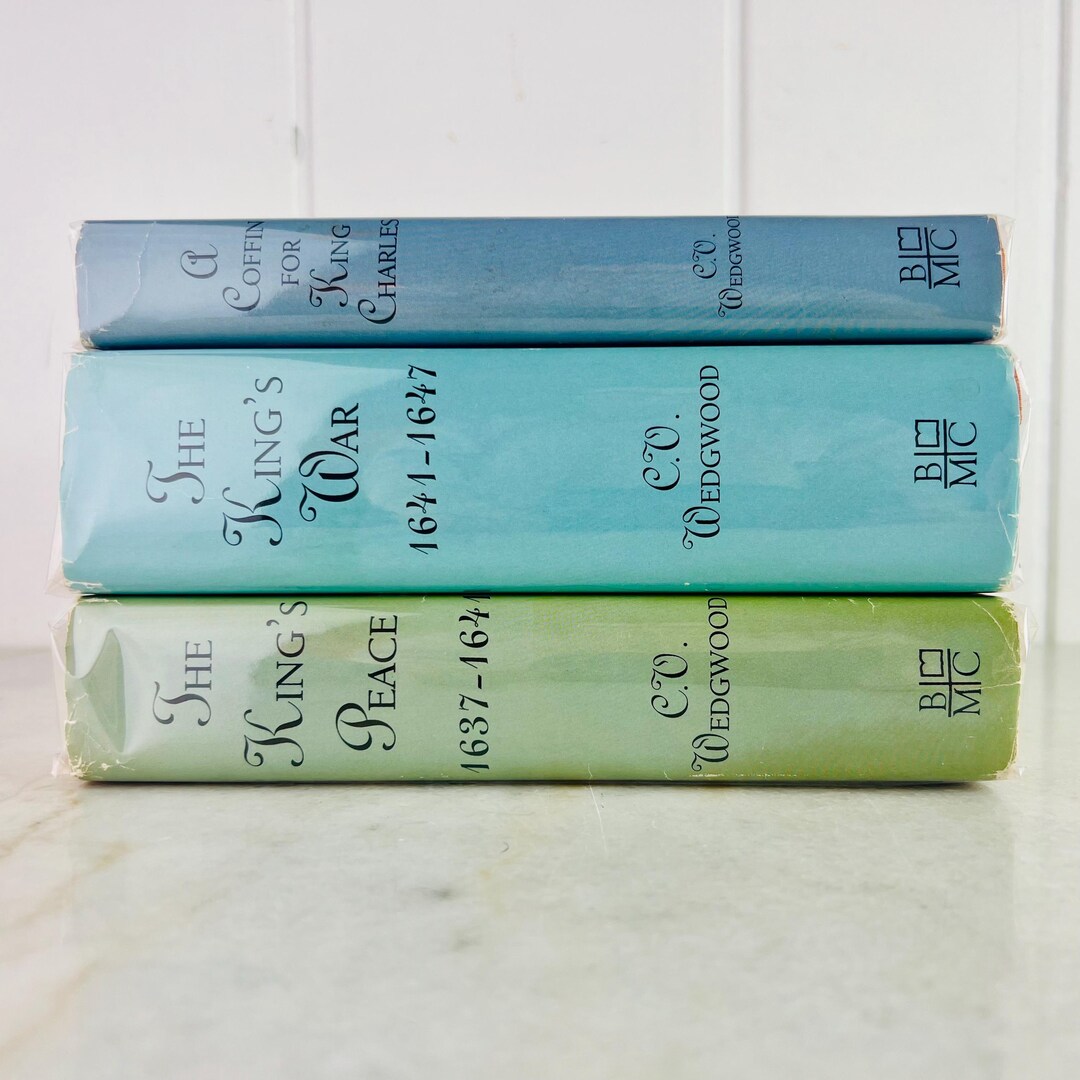 Vintage the Great Rebellion 3 Book Series, CV Wedgwood, the King's Peace, the King's War, A ...