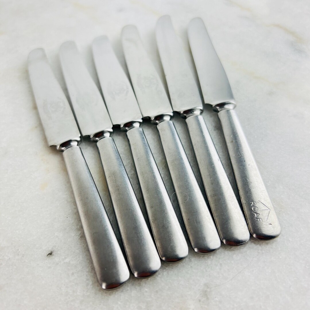 Vintage Collectible RCAF Dinner Knife Set, Royal Canadian Air Force ...