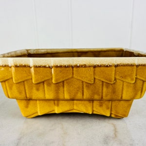 Cookson Pottery (USA) Ceramic Planter, Art Deco Vintage Plant Pot, Gold ...