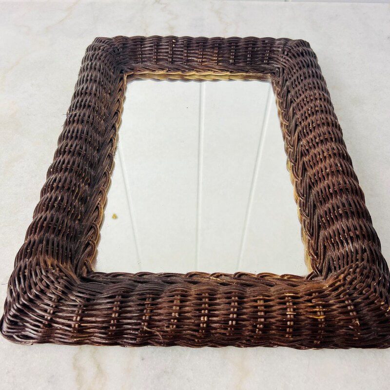 Wicker Mirror - Etsy