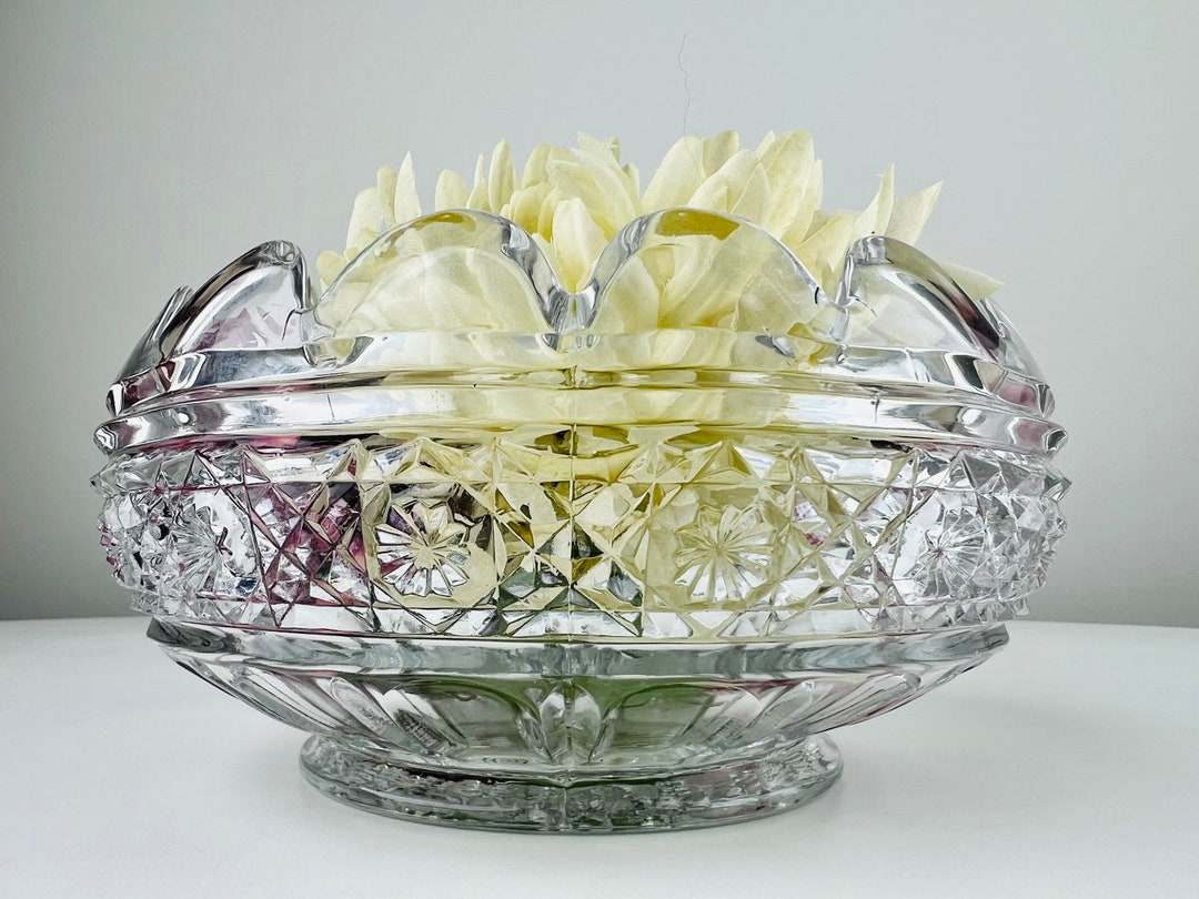 Vintage Bryce Hawaiian Lei Bowl, 1910s, 22 Cm (8") EAPG, Also Known as ...