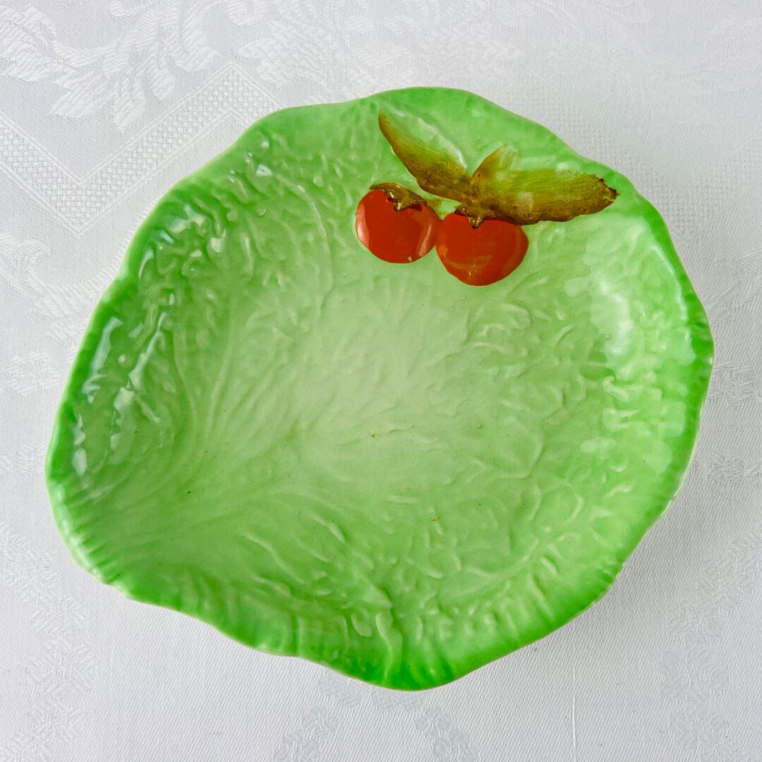 Antique Carlton Ware Salad Ware Tomato Dish, 1930s Majolica, Art Deco ...