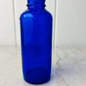 Vintage Cobalt Blue Glass Medicine, Beer and Perfume Bottles 14 Sold ...