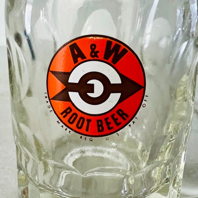 Vintage A&W Root Beer Mug, 1950s Bullseye Logo, Collectible - Etsy