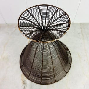 Rare French Victorian Wire Frame Urn Planter, Rusty Patina, Great for ...