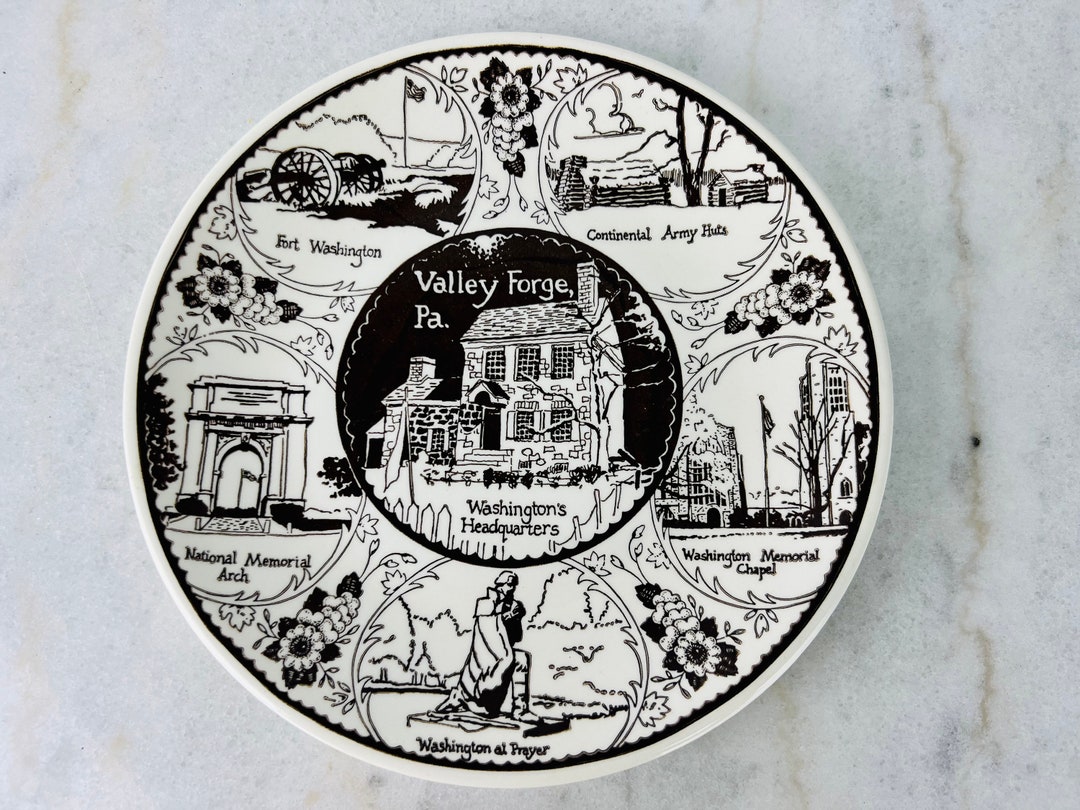 Vintage Valley Forge Art Plate, Charles Products National Park ...