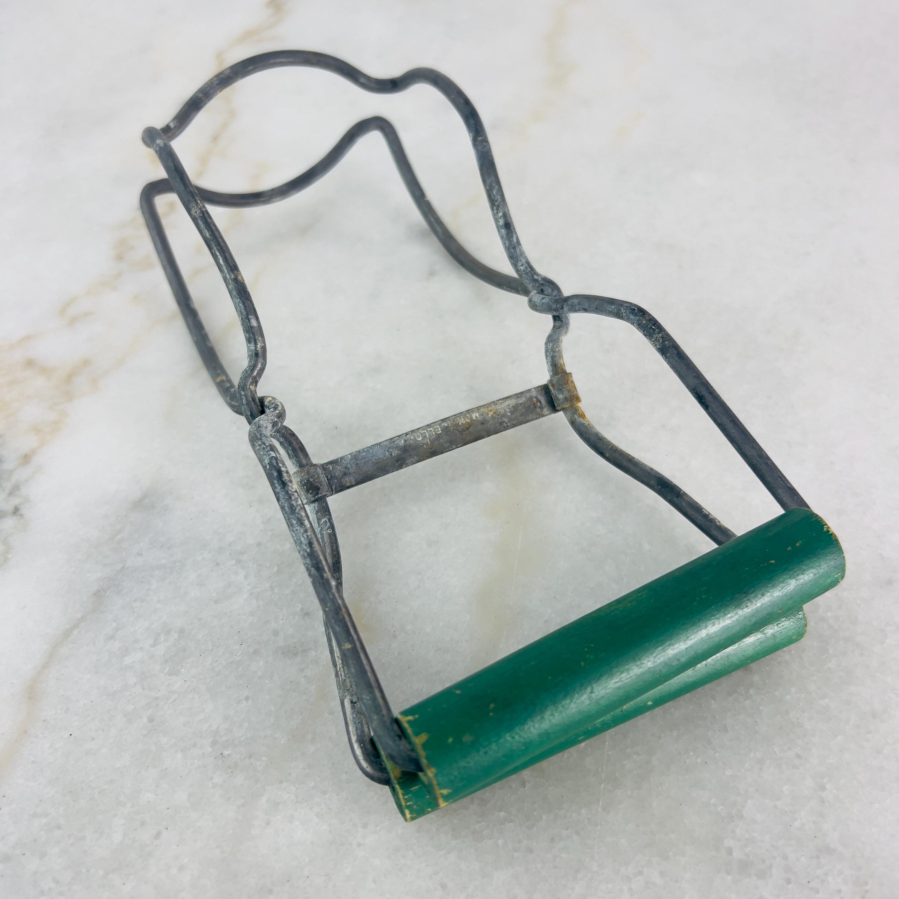 Antique 1930s Wire Bail Canning Jar Rack, Two Handles, Plus Yo-ho Jar ...
