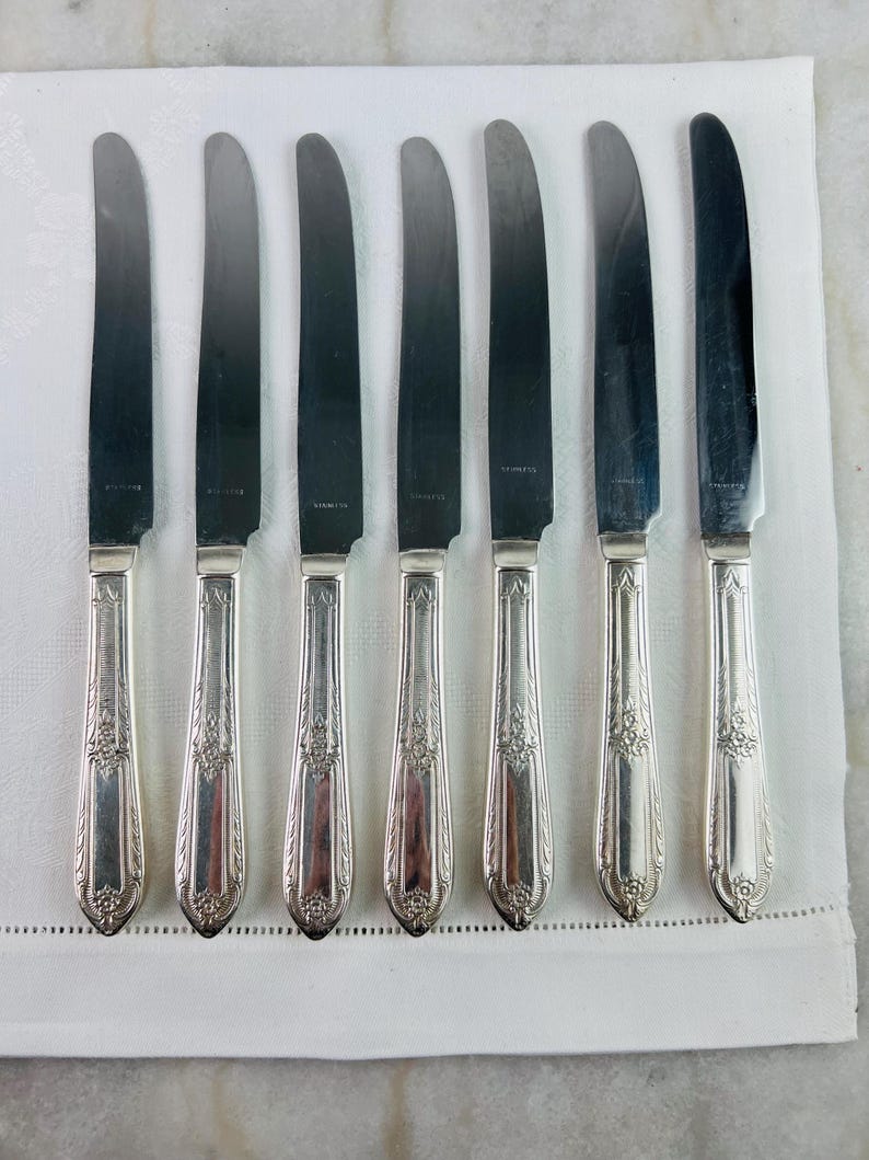 Wm Rogers Cotillion Art Deco Silverware Set - Service for 8 - 32 Piece ...