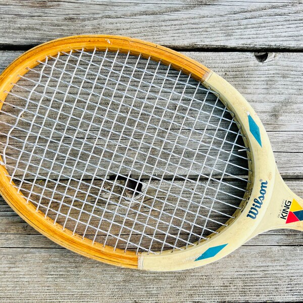 Wooden Tennis Racket - Etsy