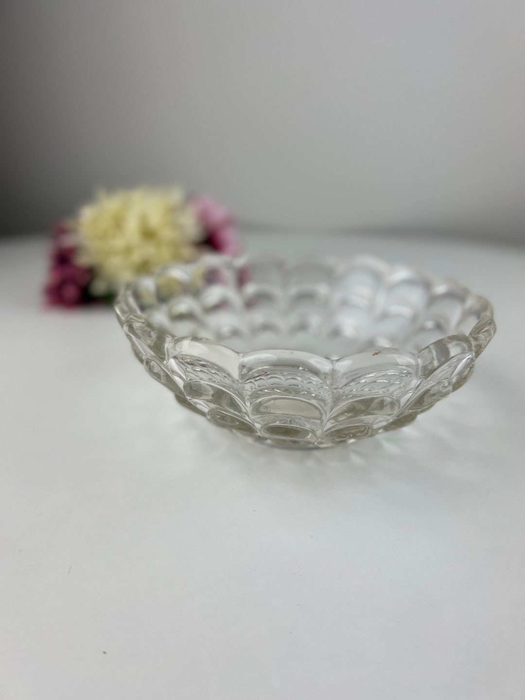 Antique 1860s Bakewell Pears & Co Bowl, Argus Pattern, EAPG, Flint ...