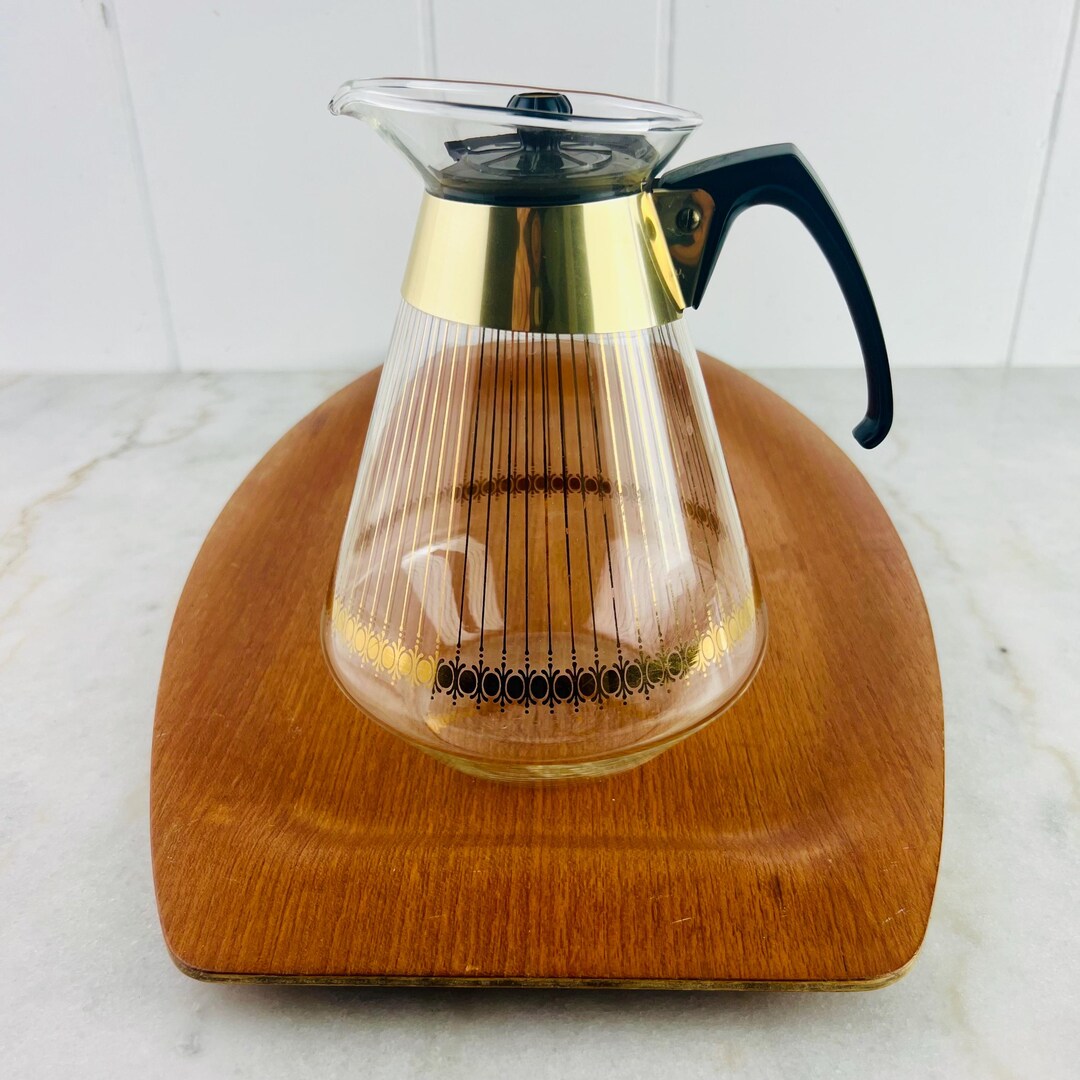 Vintage Atomic Style Pyrex Carafe, 12 Cup, Great for Serving Coffee Tea ...