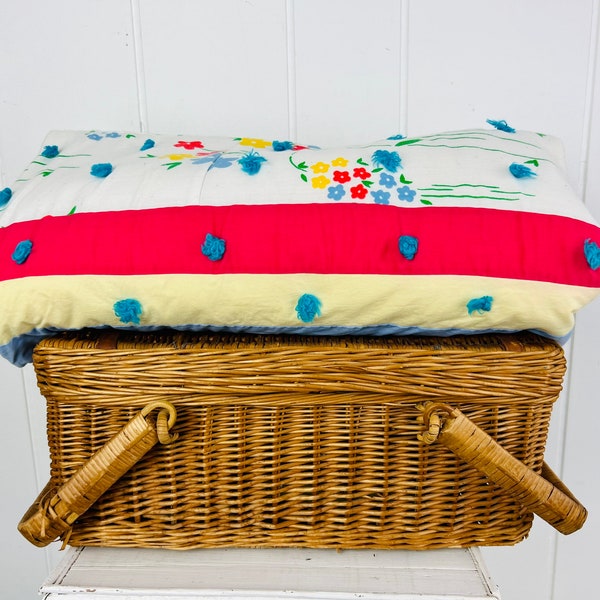 Red and Yellow Quilt - Etsy