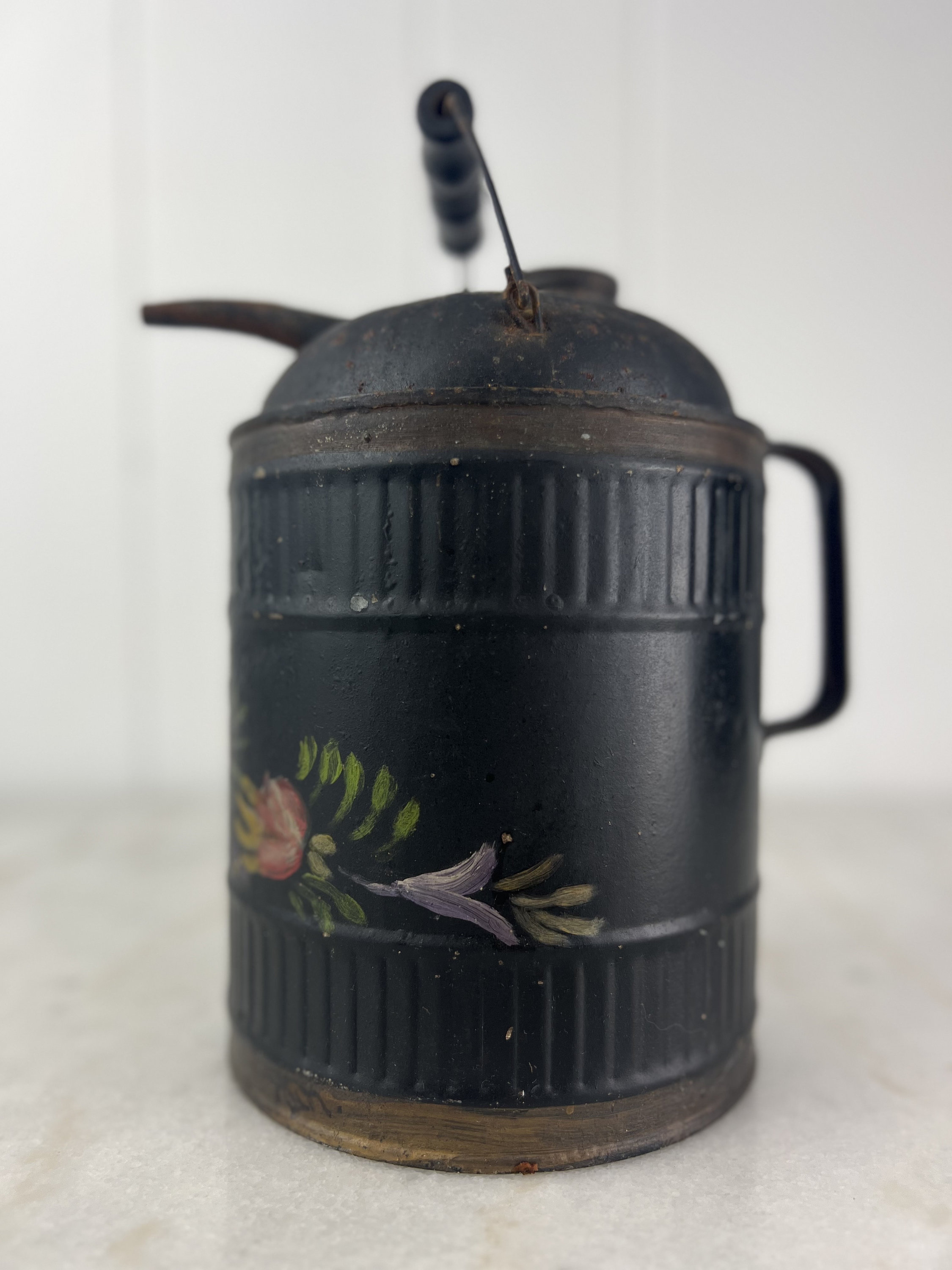 Antique 1940s Tole Painted Gas Can, Rustic Garage Decor - Etsy